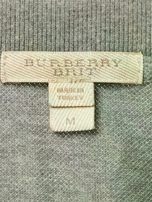 Burberry Embroidered-logo Short-sleeve Polo Shirt