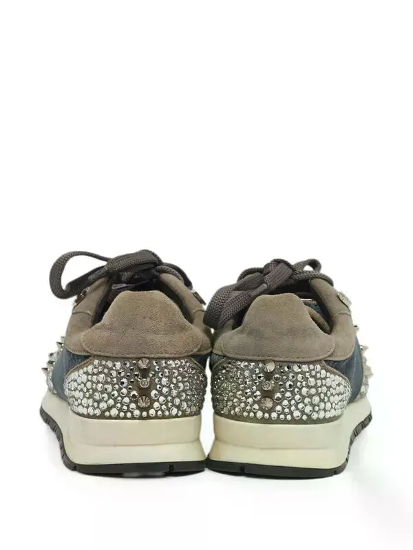 Philipp Plein Crystal-embellished Lace-up Sneakers