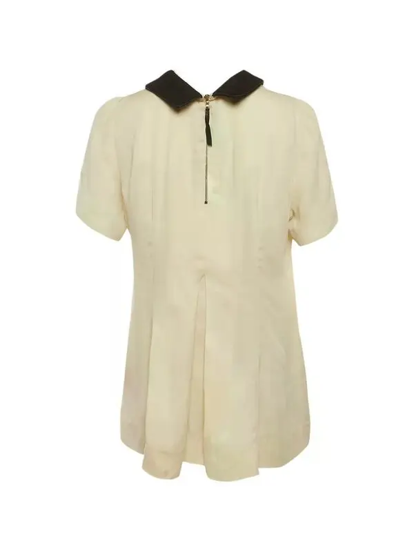 Marni Crepe Collared Top