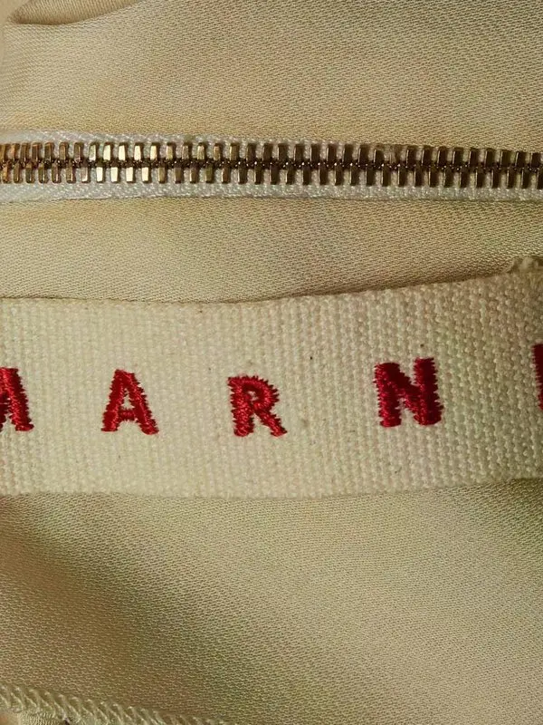 Marni Crepe Collared Top