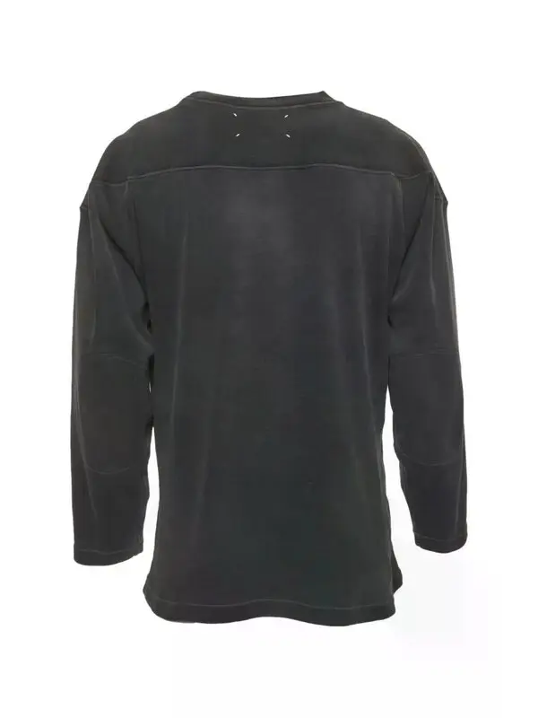 MAISON MARGIELA Logo Print Crew Neck Sweatshirt