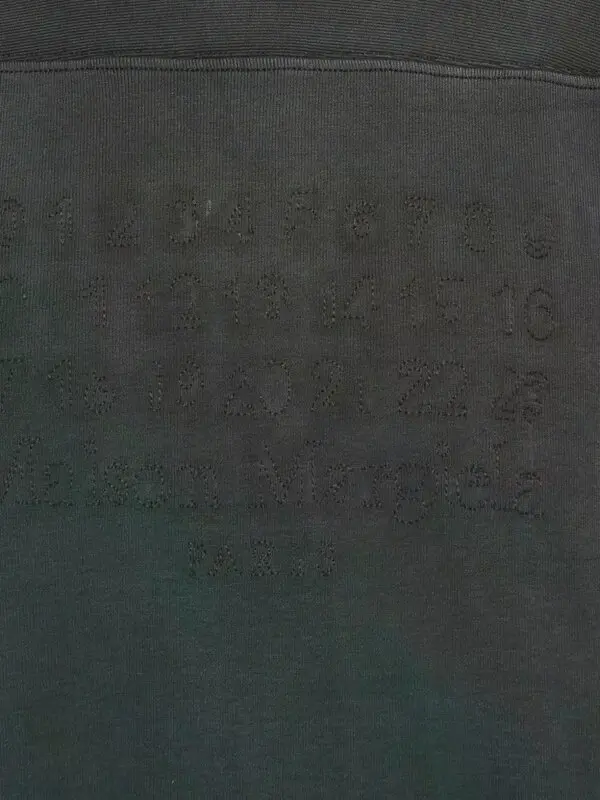MAISON MARGIELA Logo Print Crew Neck Sweatshirt