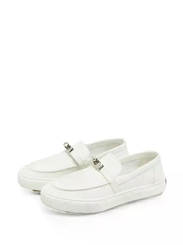 Hermès Game Leather Slip-on Sneakers