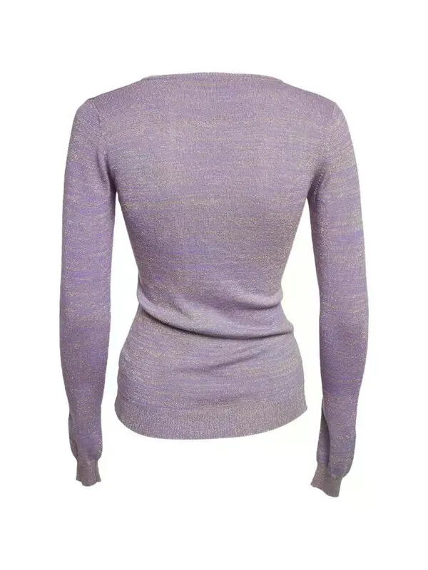 Dolce & Gabbana V-neck Sweater - Purple