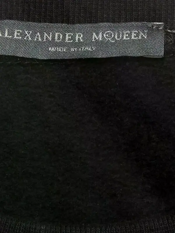 Alexander McQueen Embroidered Crew Neck Sweater
