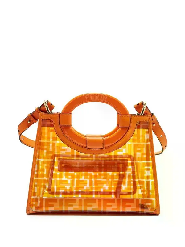 Fendi Small Runaway Ff-motif Tote Bag