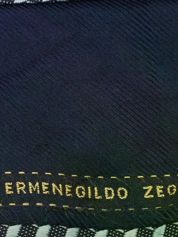 Ermenegildo Zegna Geometric Pattern Neck Tie