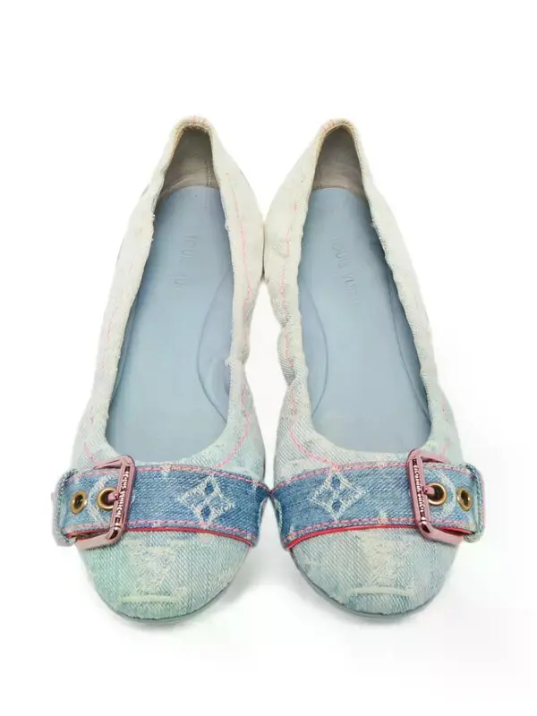 LOUIS VUITTON Monogram Ballet Flats