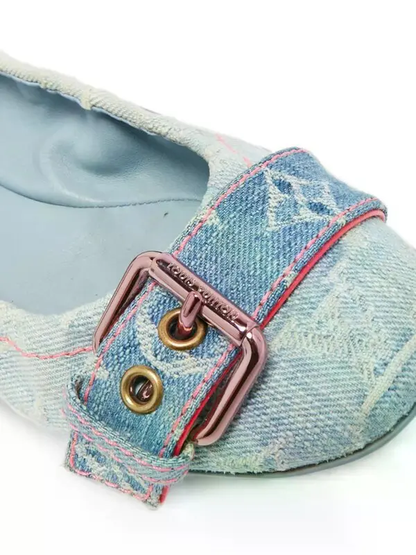 LOUIS VUITTON Monogram Ballet Flats