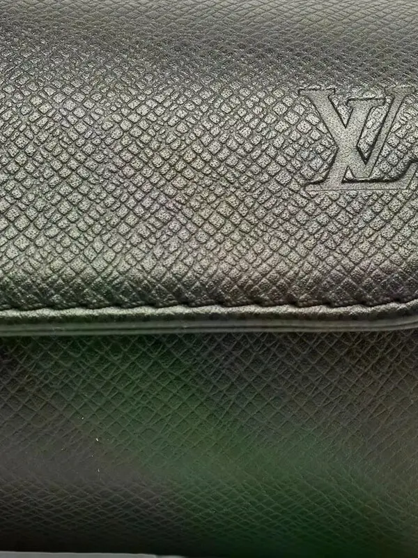 LOUIS VUITTON Taiga Leather Watch Case