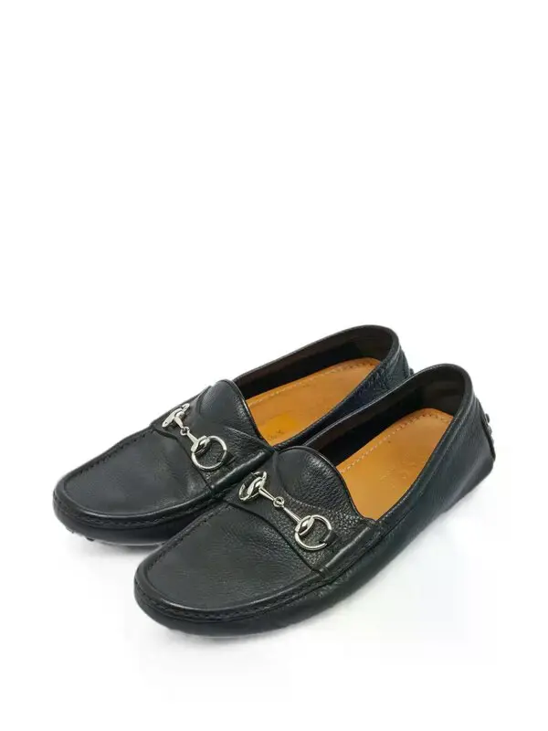 Gucci Horsebit Loafers In Grained Leather