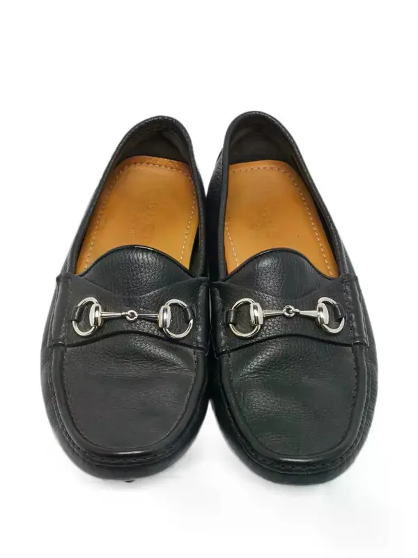 Gucci Horsebit Loafers In Grained Leather