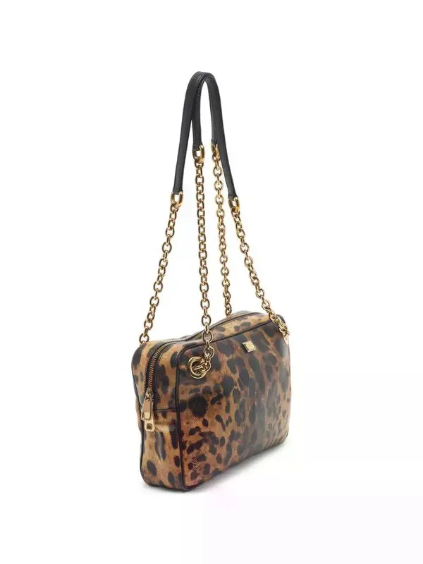 Dolce & Gabbana Leopard Print Shoulder Bag