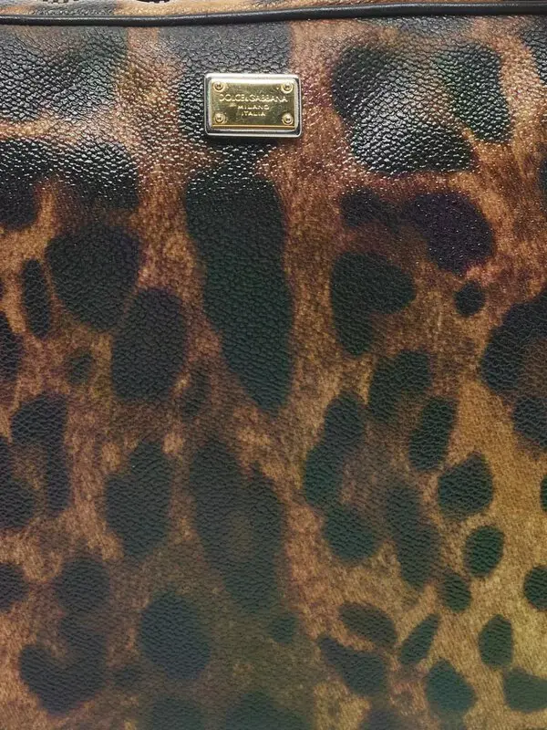 Dolce & Gabbana Leopard Print Shoulder Bag