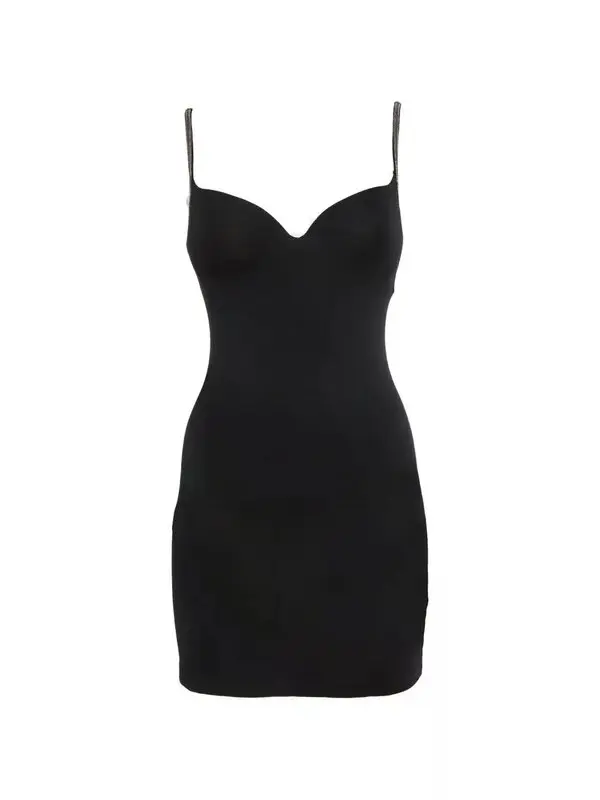 Brunello Cucinelli Monili Strappy Mini Dress - Black