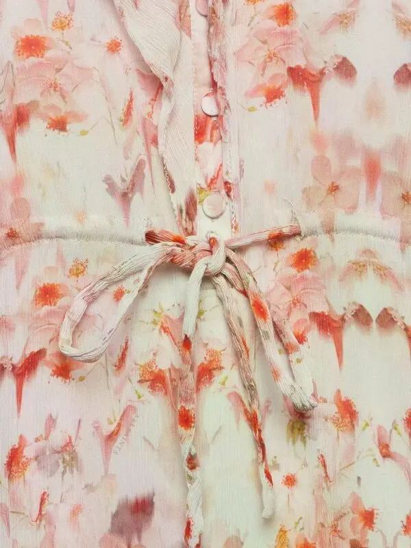 ALLSAINTS Floral Print Mini Dress
