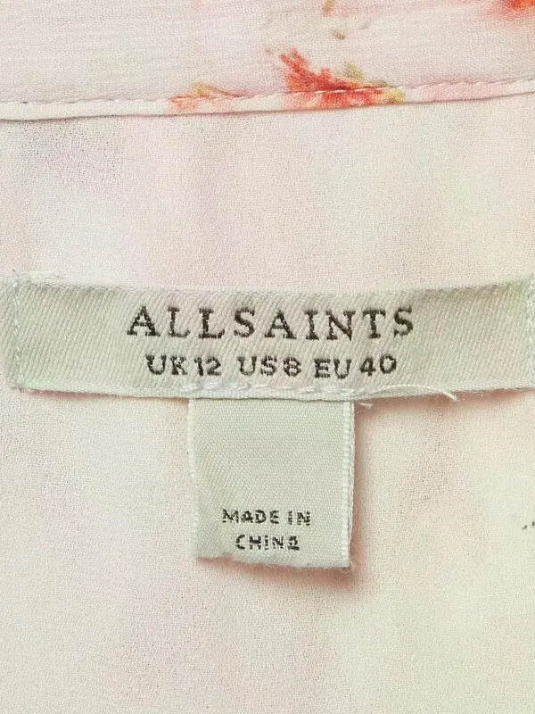 ALLSAINTS Floral Print Mini Dress