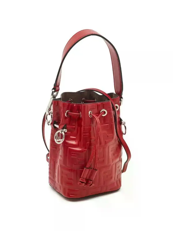Fendi Mon Tresor Ff Embossed Bucket Bag