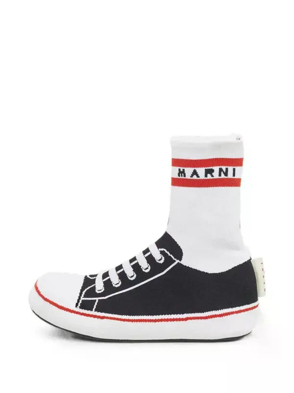 Marni Logo-print Sock-style Sneakers