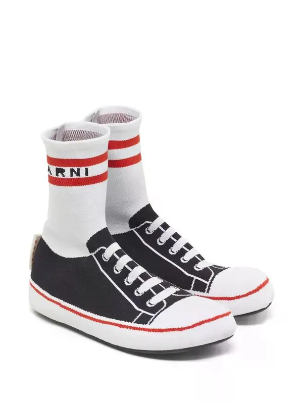 Marni Logo-print Sock-style Sneakers