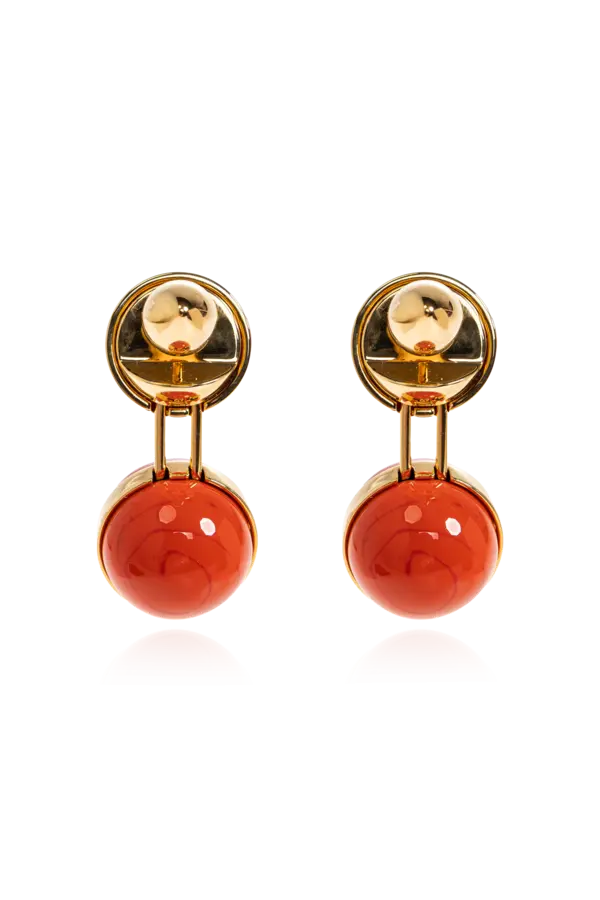 Alaïa Earrings With Ball-shaped Pendants