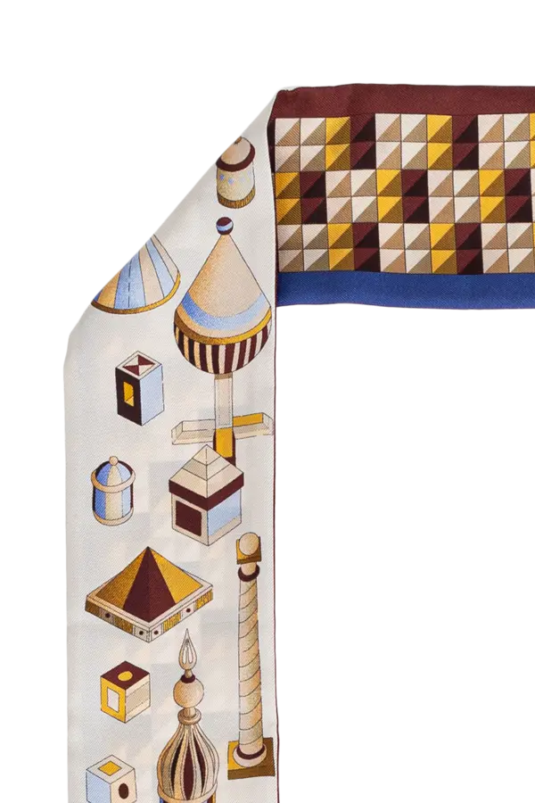 FERRAGAMO Silk Scarf With Print