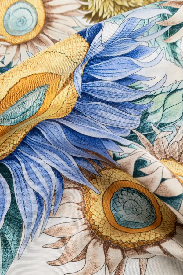 FERRAGAMO Silk Scarf With Print