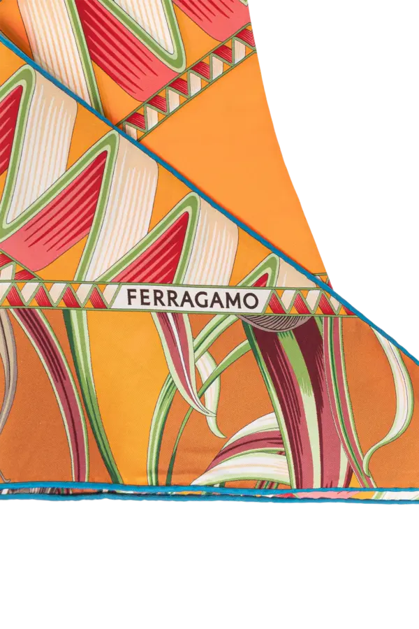 FERRAGAMO Triangular Scarf With Print `giada