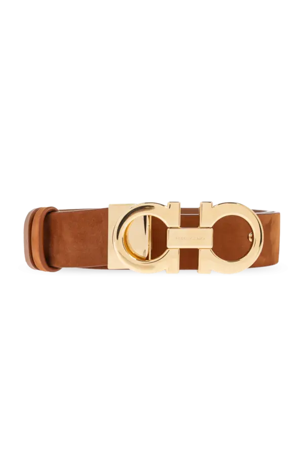 FERRAGAMO Reversible Belt - Brown