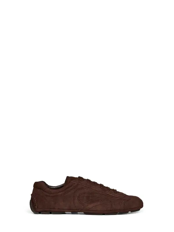 Prada Dark Brown Montecarlo Re-edition 2005 Sneakers - Multicolor