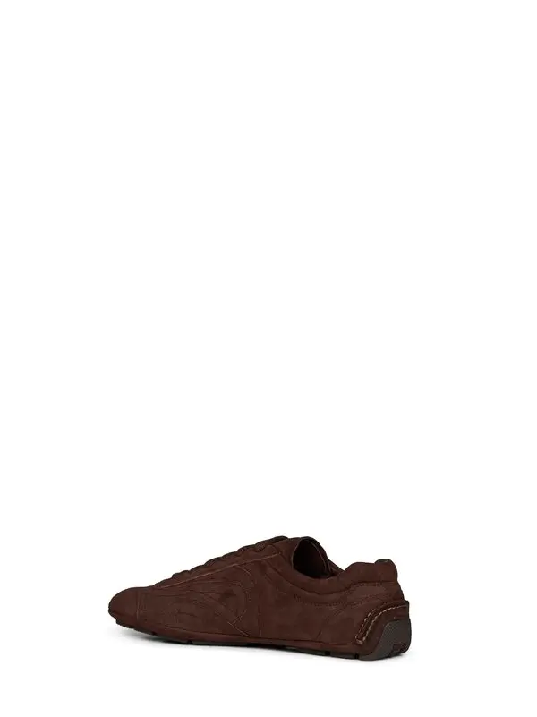 Prada Dark Brown Montecarlo Re-edition 2005 Sneakers - Multicolor
