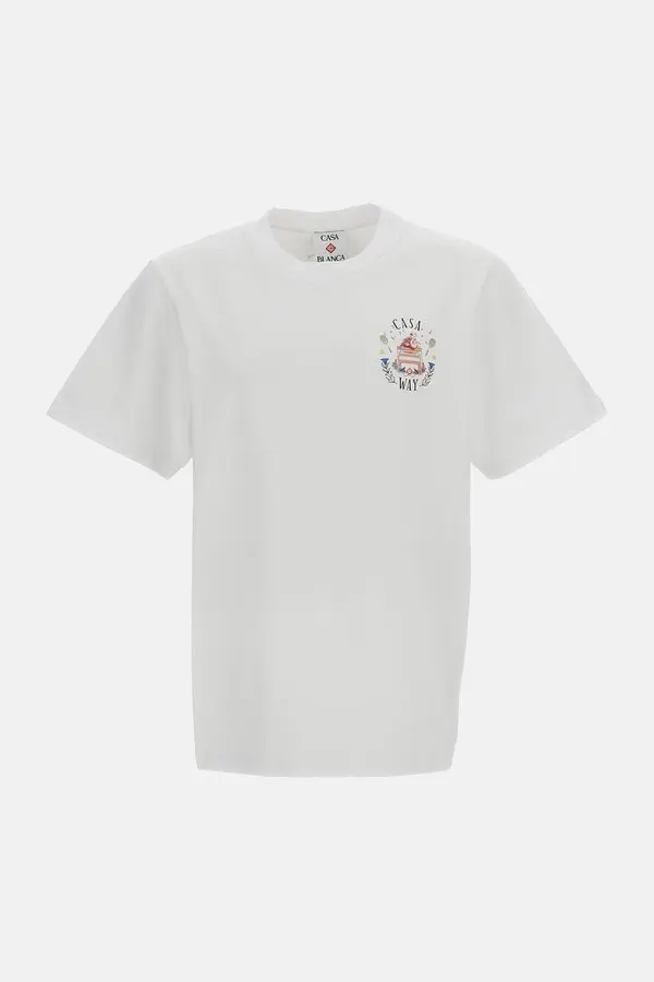 Casablanca Classic Printed T- Shirt - Multicolor