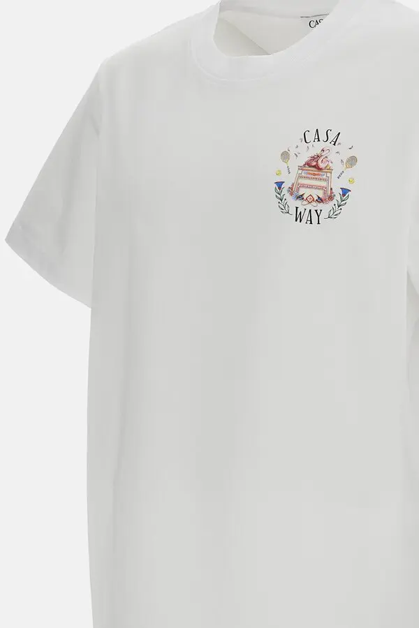 Casablanca Classic Printed T- Shirt - Multicolor