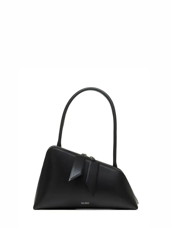 Attico Sunrise Leather Shoulder Bag