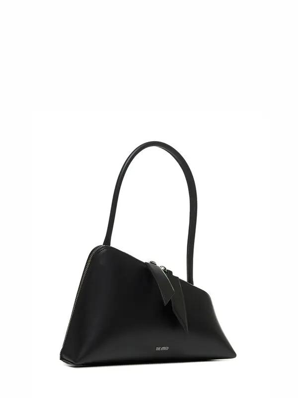Attico Sunrise Leather Shoulder Bag