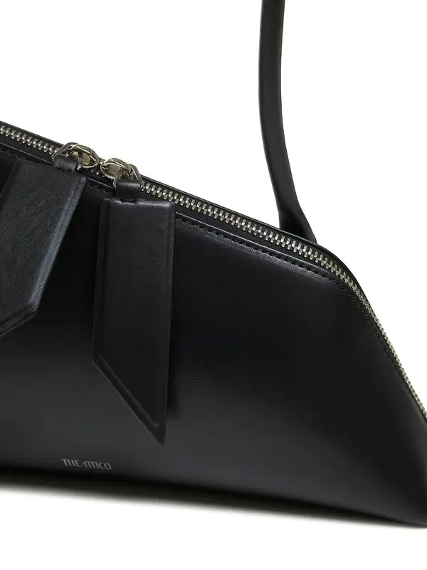 Attico Sunrise Leather Shoulder Bag