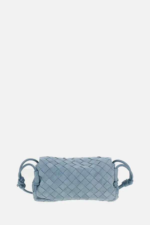 Bottega Veneta Notturno Bag Suede Intrecciato Weave - Multicolor