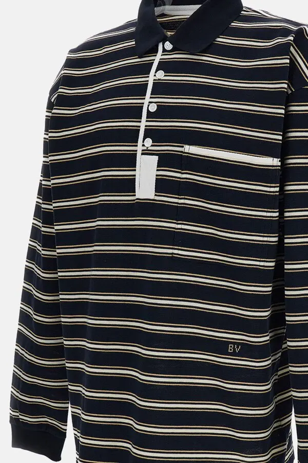 Bottega Veneta Striped Polo