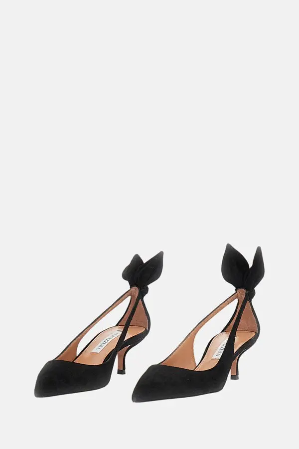AQUAZZURA Bow Tie Pump 50