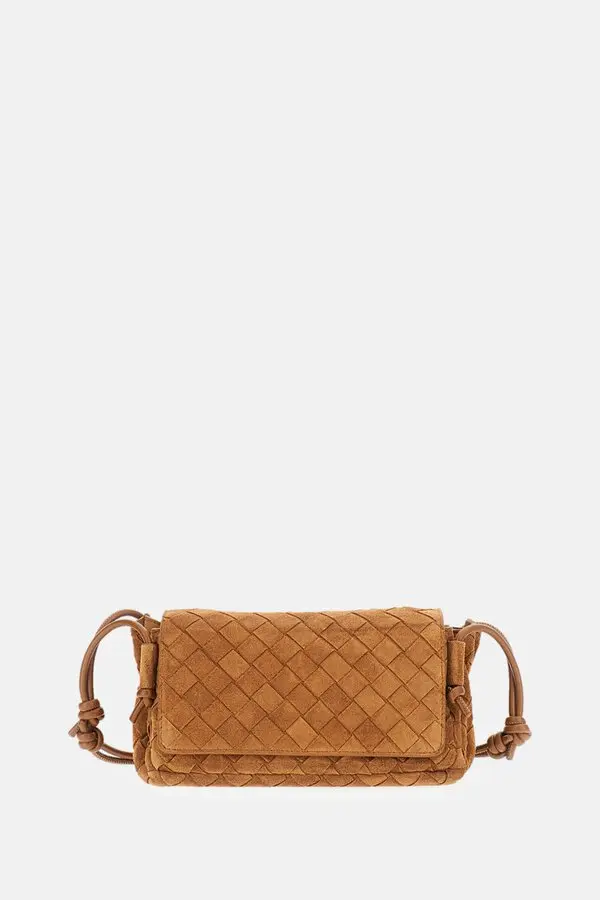 Bottega Veneta Notturno Bag Woven Nappa Clutch - Multicolor