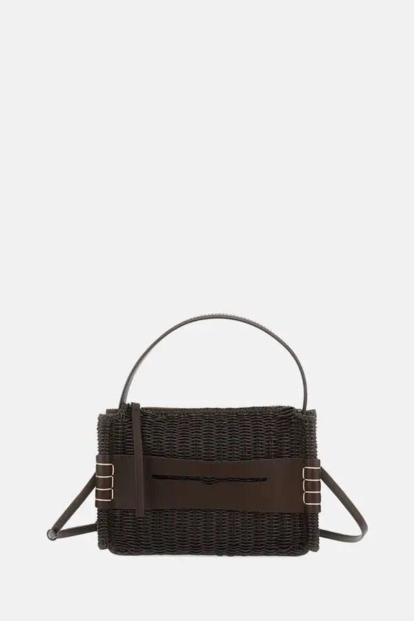JW Anderson Woven Leather Loafer Bag - Multicolor