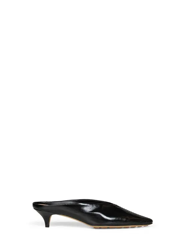 Bottega Veneta Shiny Leather Vesta Mule Pumps - Multicolor