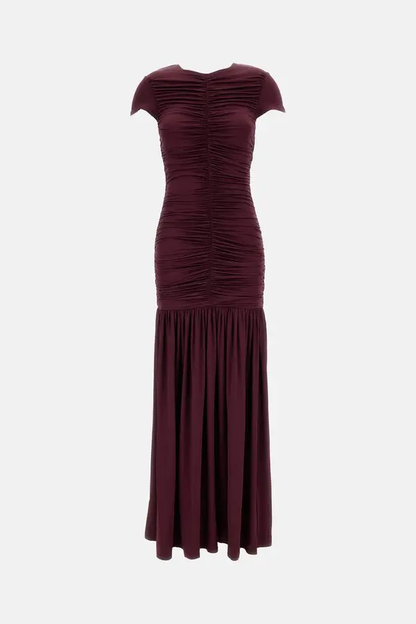ROTATE BY BIRGER CHRISTENSEN Gathered Maxi Dress - Multicolor