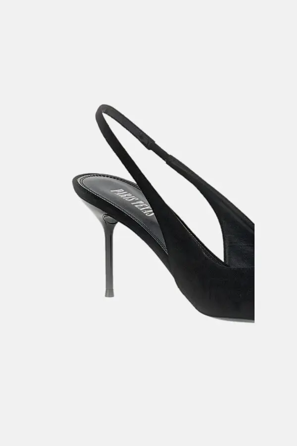 Paris Texas Lidia Slingback 70 Stiletto High Heel Shoes - Multicolor