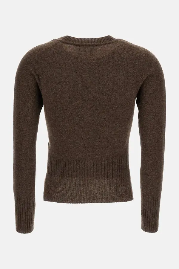 Simone Rocha Relaxed Cashmere Cardigan With Crystal-cut Appliqu - Multicolor