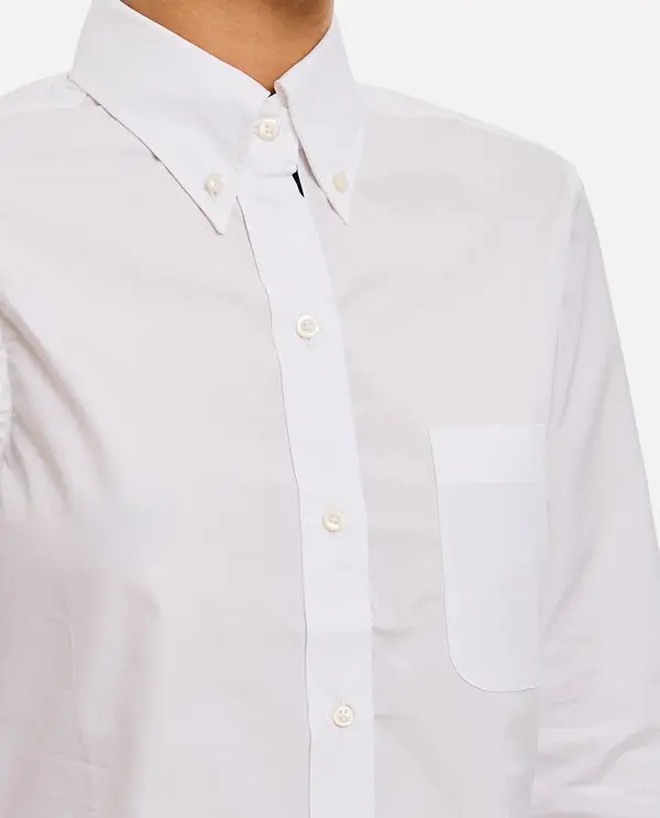 Thom Browne Classic Point Collar Poplin Shirt - Multicolor