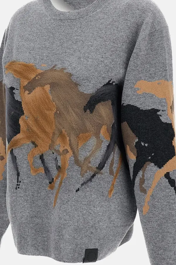 Stella McCartney Racing Horses Jumper