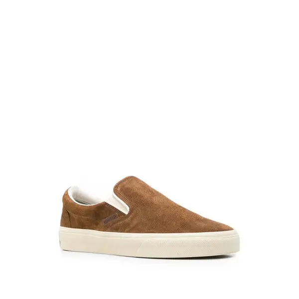 TOM FORD Suede Slip-on Loafers - Brown