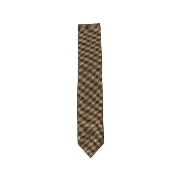 TOM FORD Silk Houndstooth Neck Tie - Brown