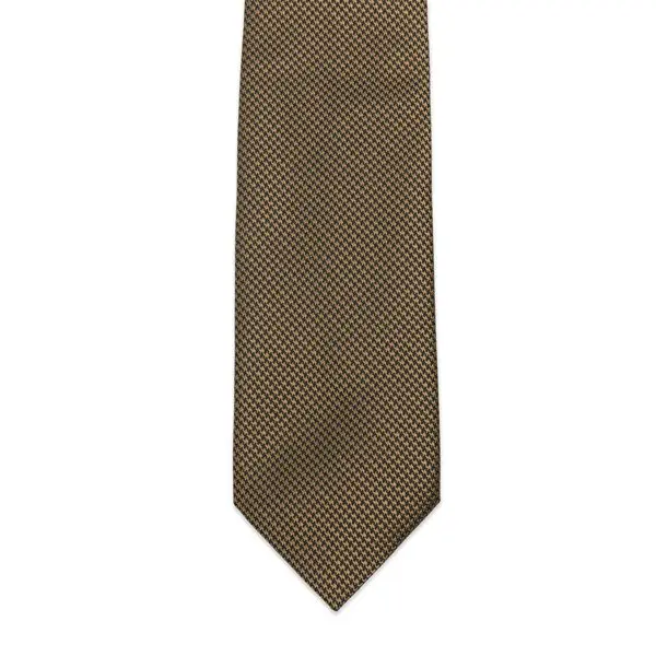 TOM FORD Silk Houndstooth Neck Tie - Brown